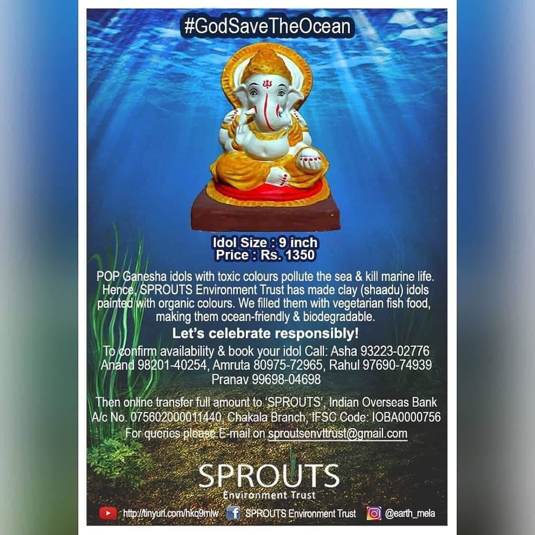 Time to make eco-friendly Ganpati idol a trend!